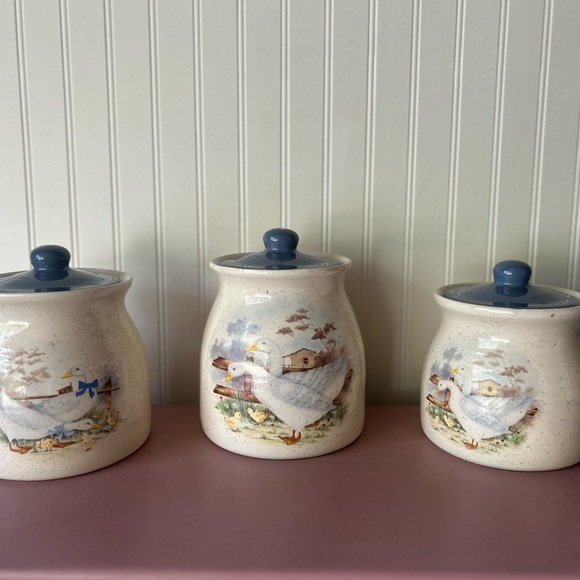 Kitchen | Geese Themed Ceramic Canister Set | Poshmark